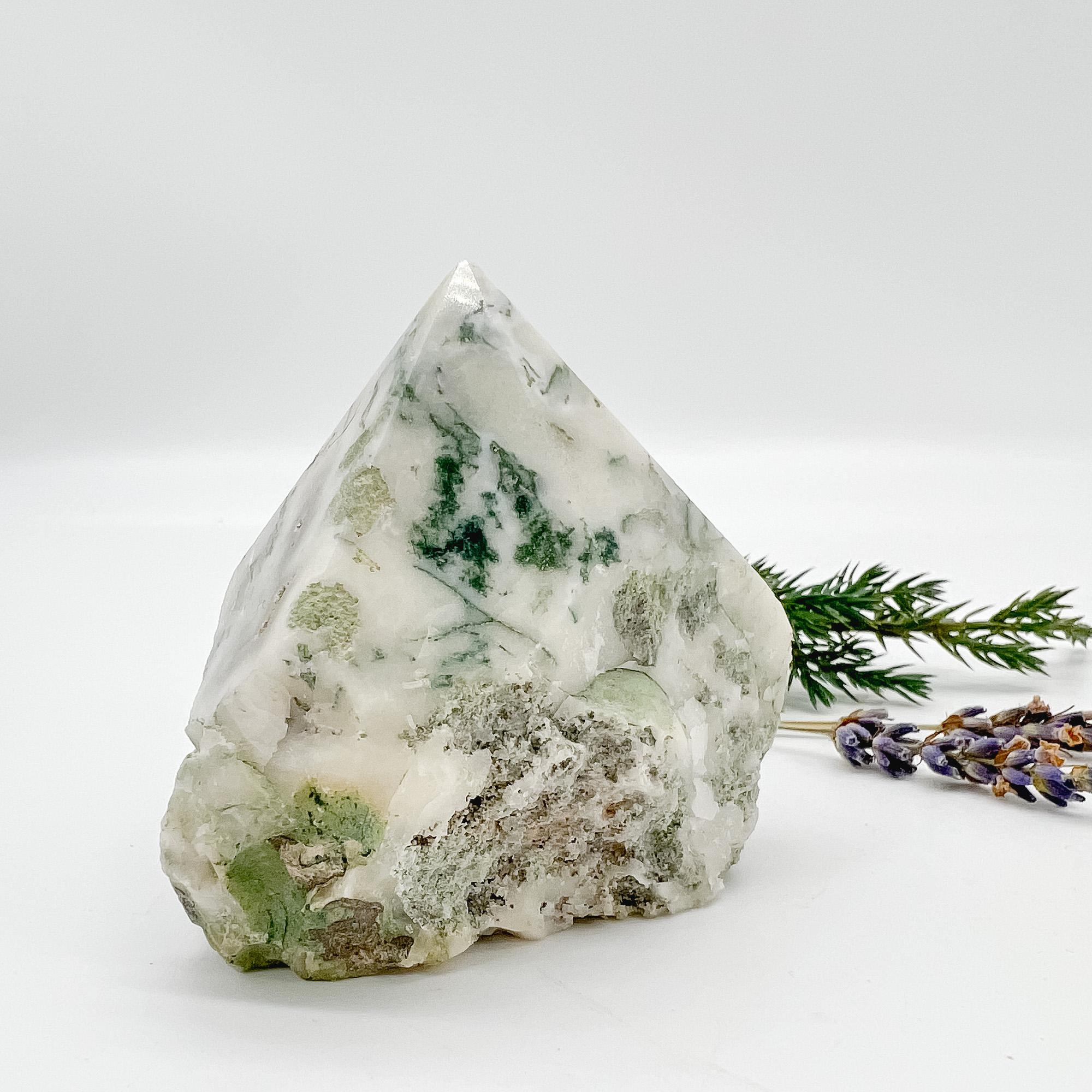 Moss Agate Cut Base | Vikki Gadd